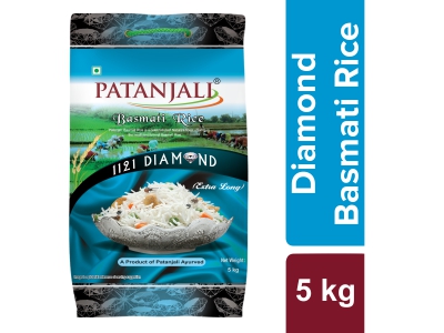 Patanjali Diamond Basmati Rice 1 KG - Buy Rice Online