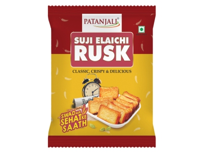 Patanjali Suji Elaichi Rusk 182 g - Buy Rusk Online