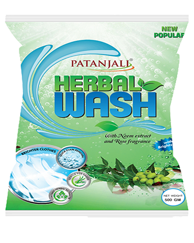 Patanjali HERBO WASH DETERGENT POWDER 500 GM - Buy Online