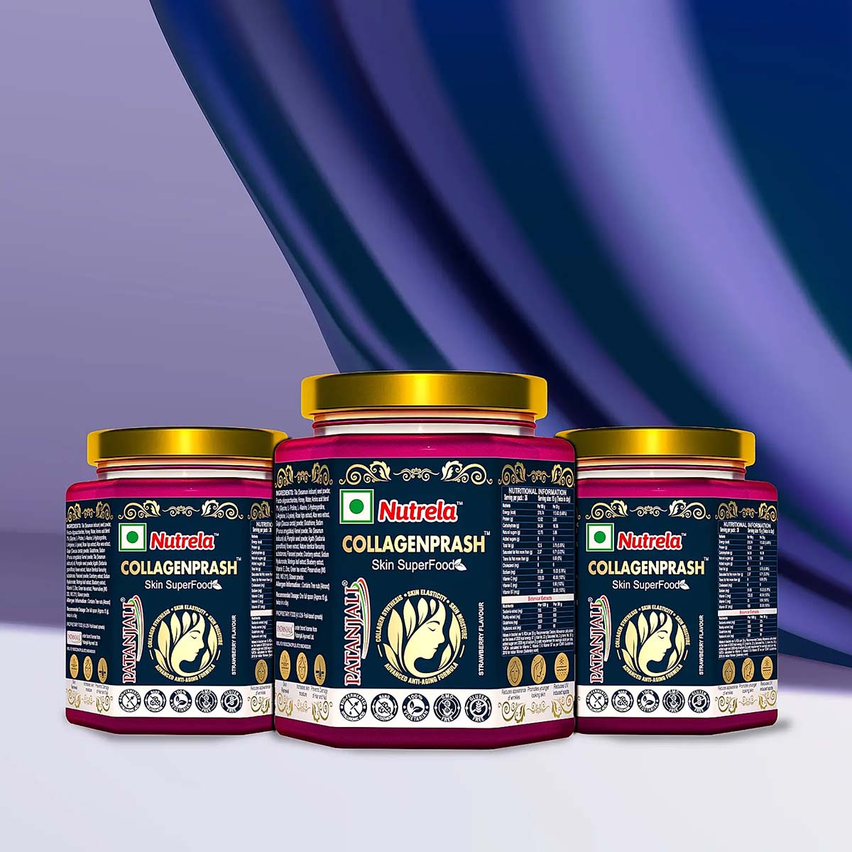 Patanjali Collagen Prash - Advanced Anti Ageing Formula for Men and ...