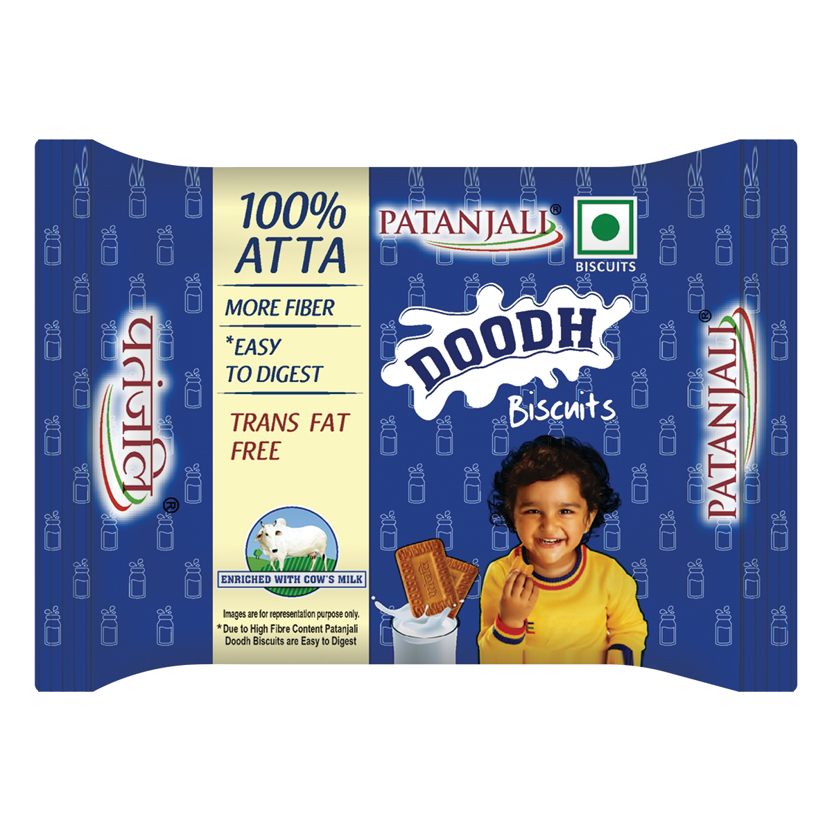 Patanjali Natural Doodh Biscuits 35 g- Buy Online