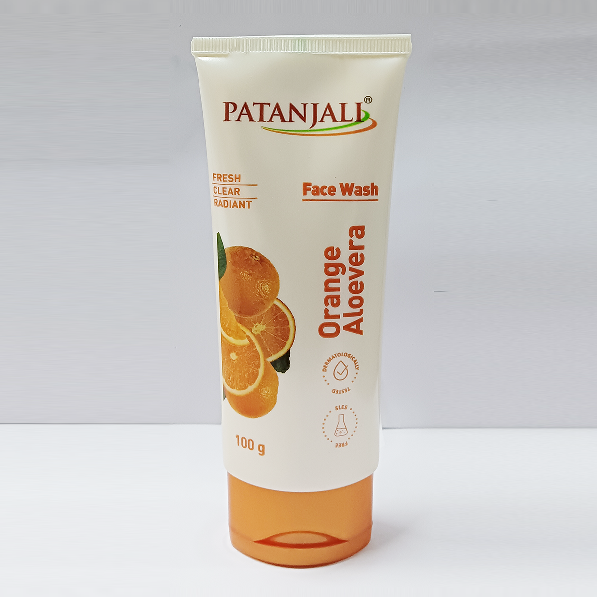 Patanjali Orange Aloe Vera Herbal Face Wash 100 g - Buy Online