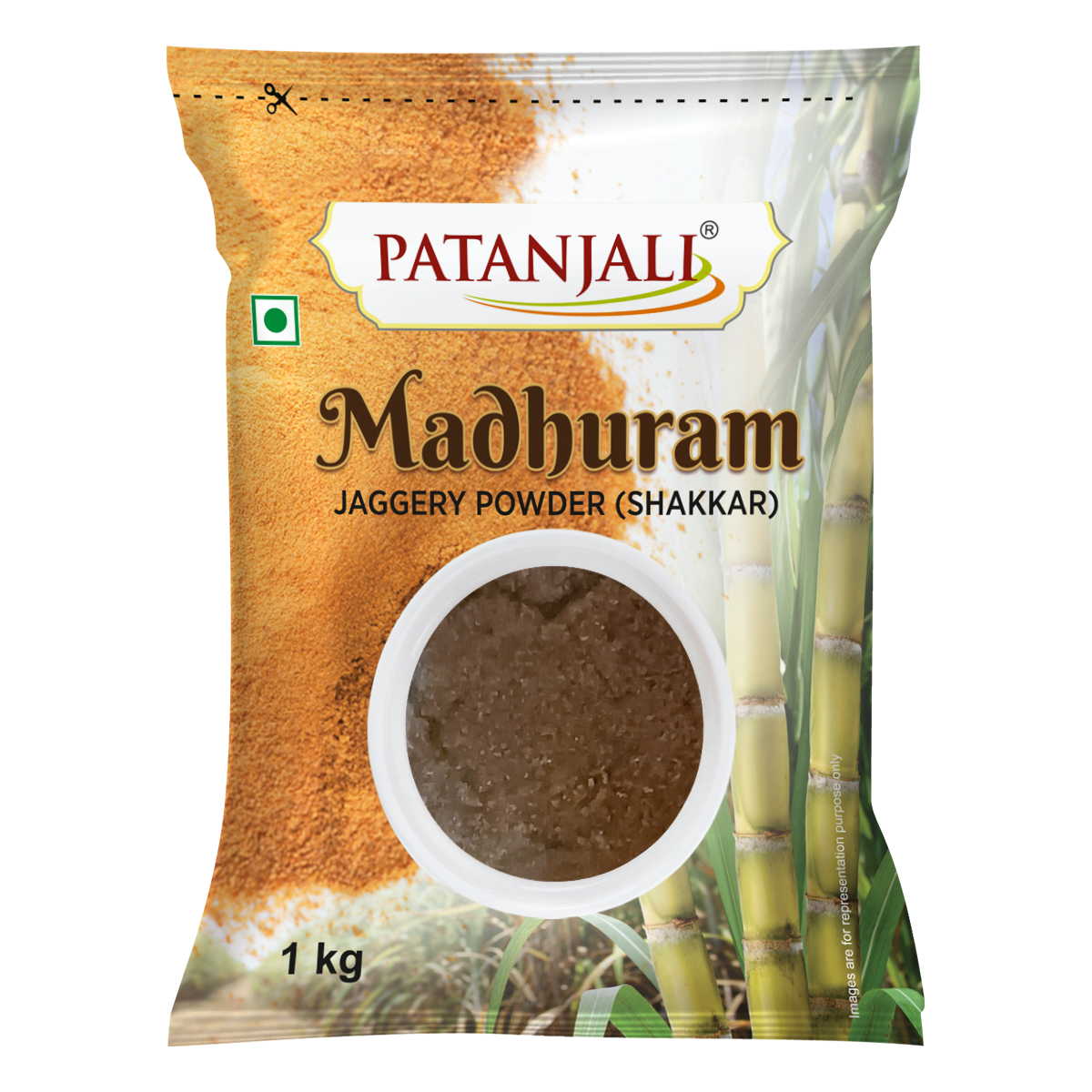 Patanjali Madhuram Jaggery Powder 1 KG - Buy Online