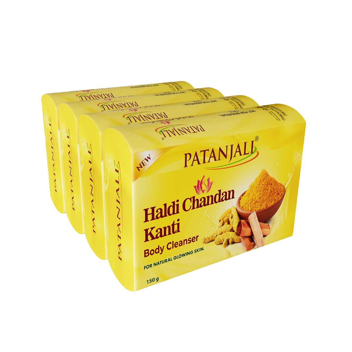 Buy PATANJALI HALDI CHANDAN KANTI body herbal bath SOAP Online at Best ...