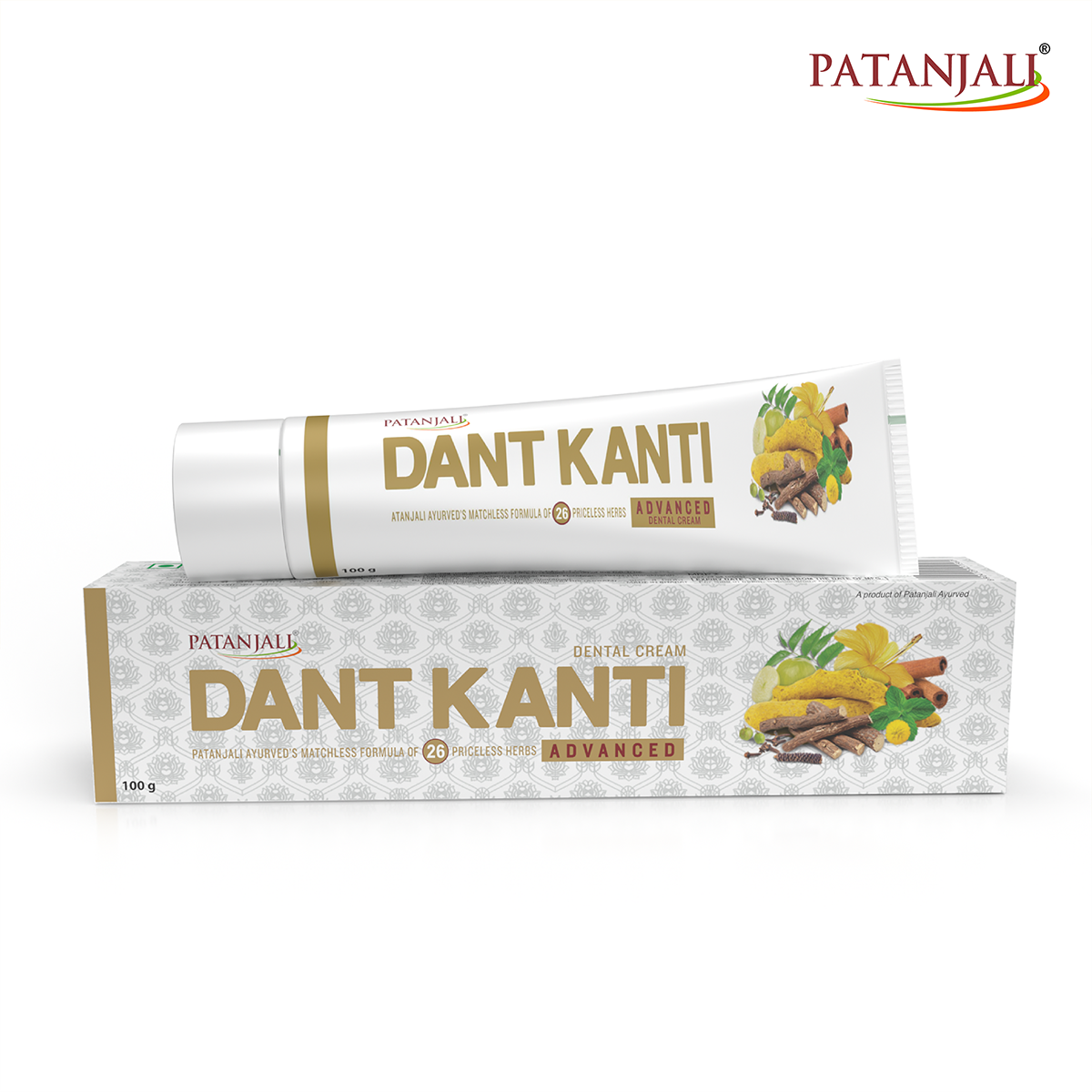 Patanjali Dant Kanti Advanced Toothpaste 100 g - Buy Herbal toothpaste ...