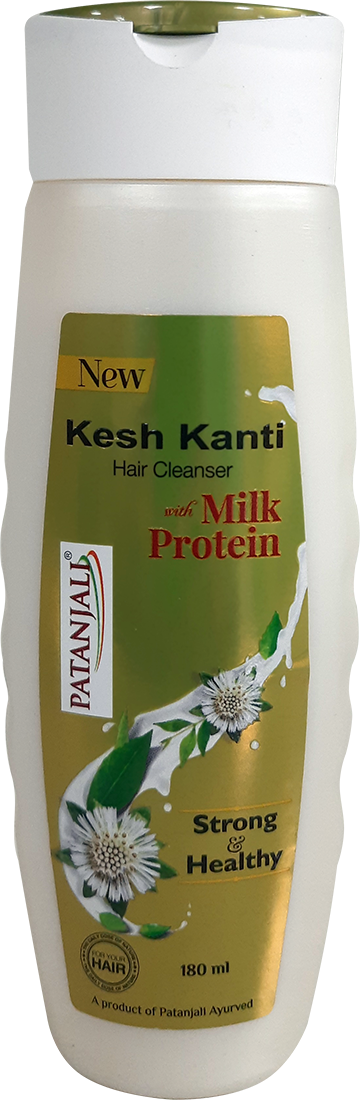 Patanjali Kesh Kanti Milk Protein (Herbal Shampoo) 180 ml - Buy Online