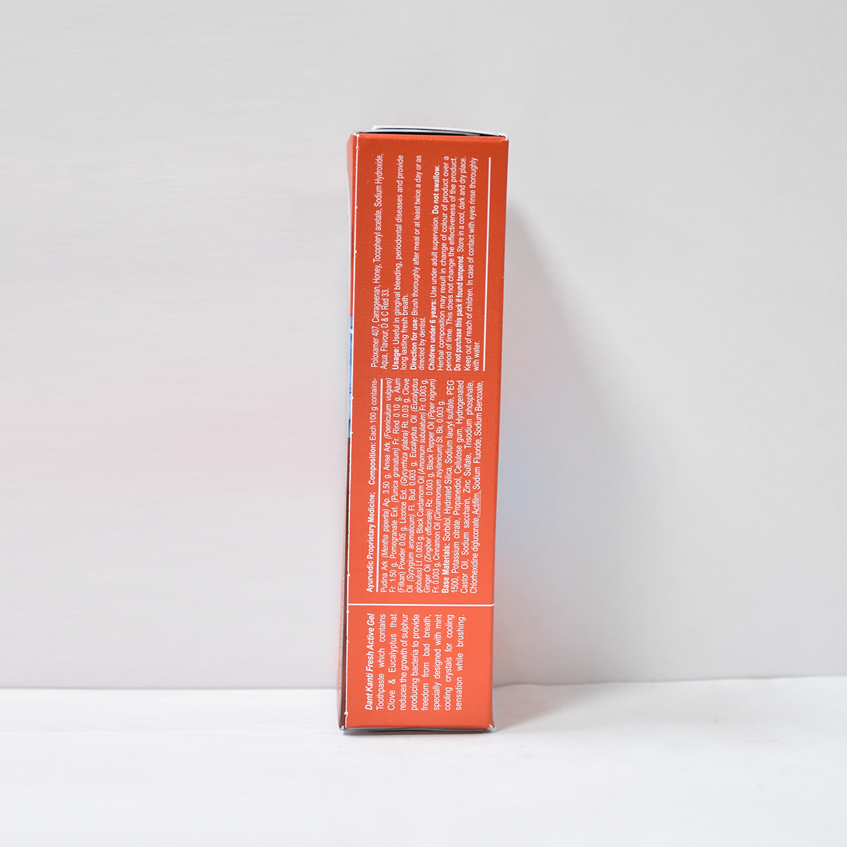 Patanjali DANT KANTI FRESH ACTIVE GEL TP-45G TO.II - Herbal toothpaste ...