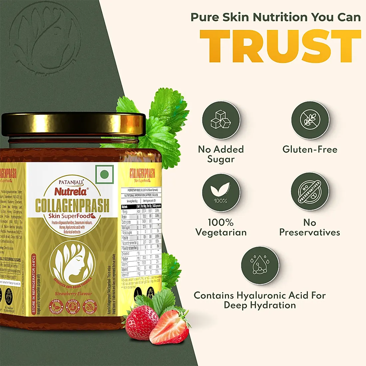 PATANJALI NUTRELA COLLGENPRASH SKIN SUPERFOOD 400 G - Buy Online