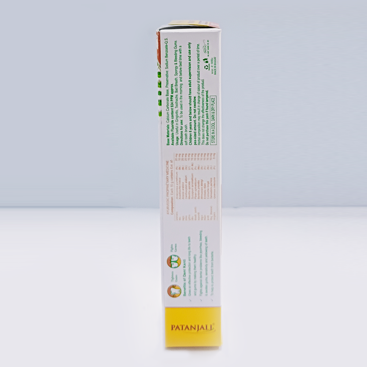 Patanjali Dant Kanti Toothpaste Cream 40 G - Herbal toothpaste Buy Online