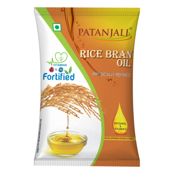 Patanjali RICE BRAN OIL(Edible Oil) 1 LTR - Buy Online