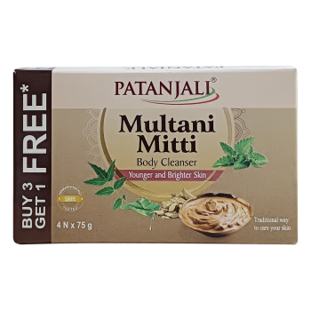 Patanjali Multani Mitti Body Cleanser, Natural Body Soap 75 g - Buy Online