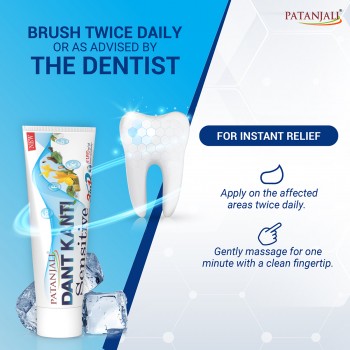 Patanjali Dant Kanti Advanced Toothpaste 100 g - Buy Herbal toothpaste ...