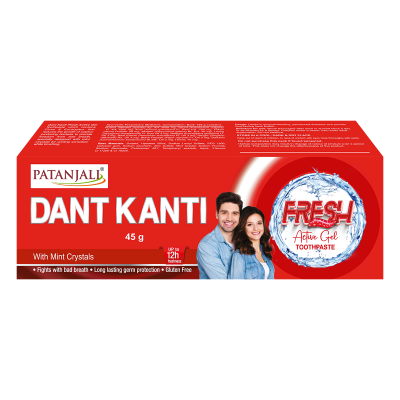 Patanjali Dant Kanti Toothpaste Cream 100 g - Herbal toothpaste Buy Online