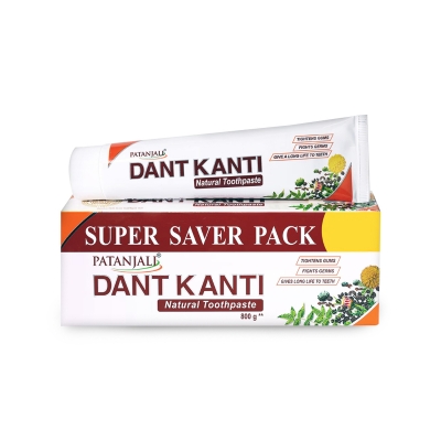 Patanjali Dant Kanti Toothpaste Cream 100 g - Herbal toothpaste Buy Online